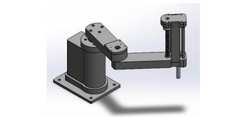 Modelamiento y simulación de un robot SCARA de tres grados de libertad empleando SolidWorks y ...